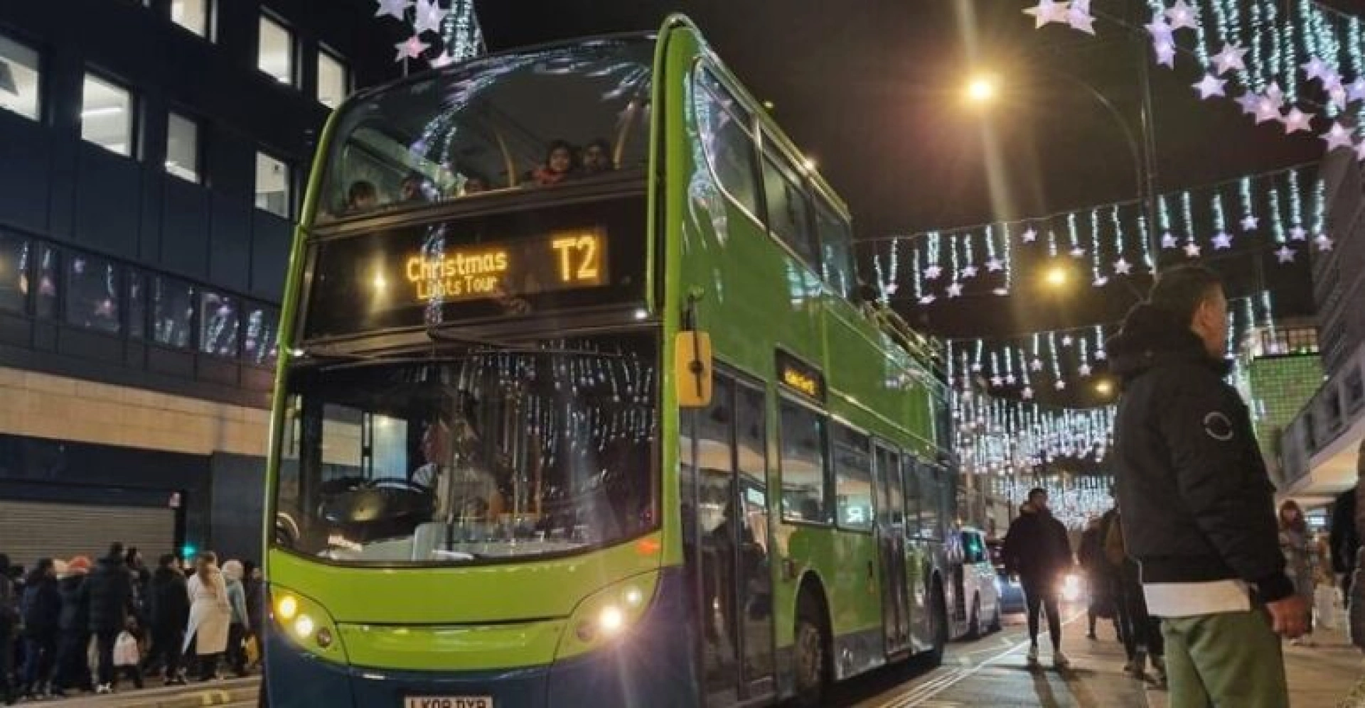London Christmas Open-Top Bus Tour Gift Vouchers £28 for 1