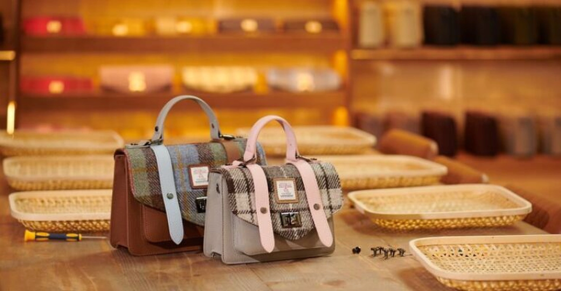 Edinburgh Custom Harris Tweed® Handbag Workshop Gift Vouchers £70 for 1