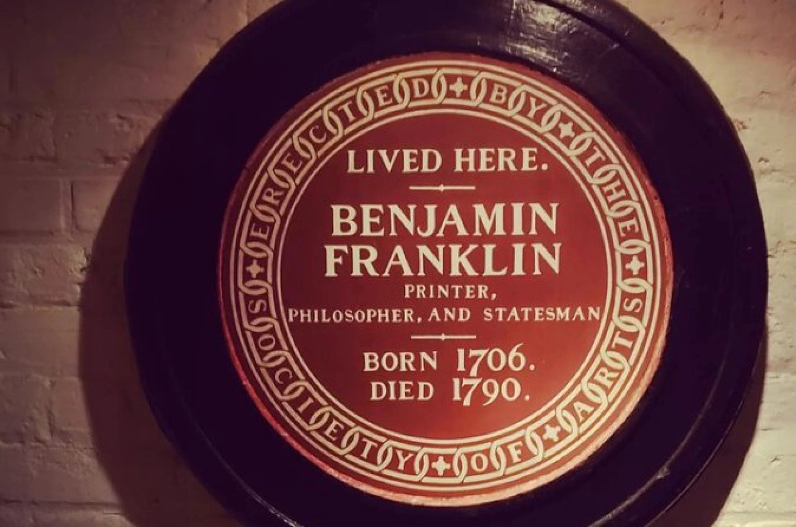 Benjamin Franklin's London Tour Experience Days Vouchers - Experience Days